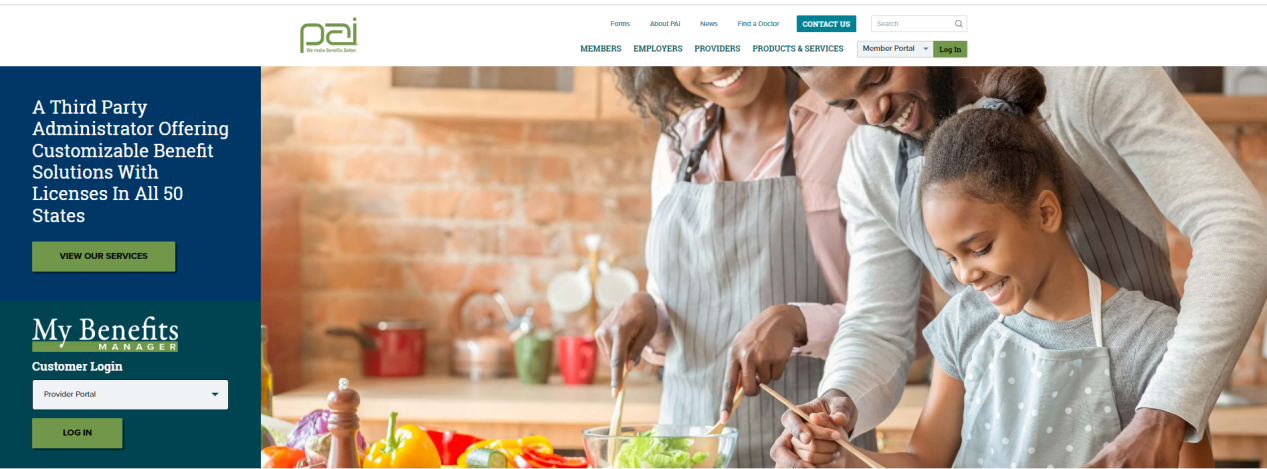 Planned Administrators Inc Provider Portal